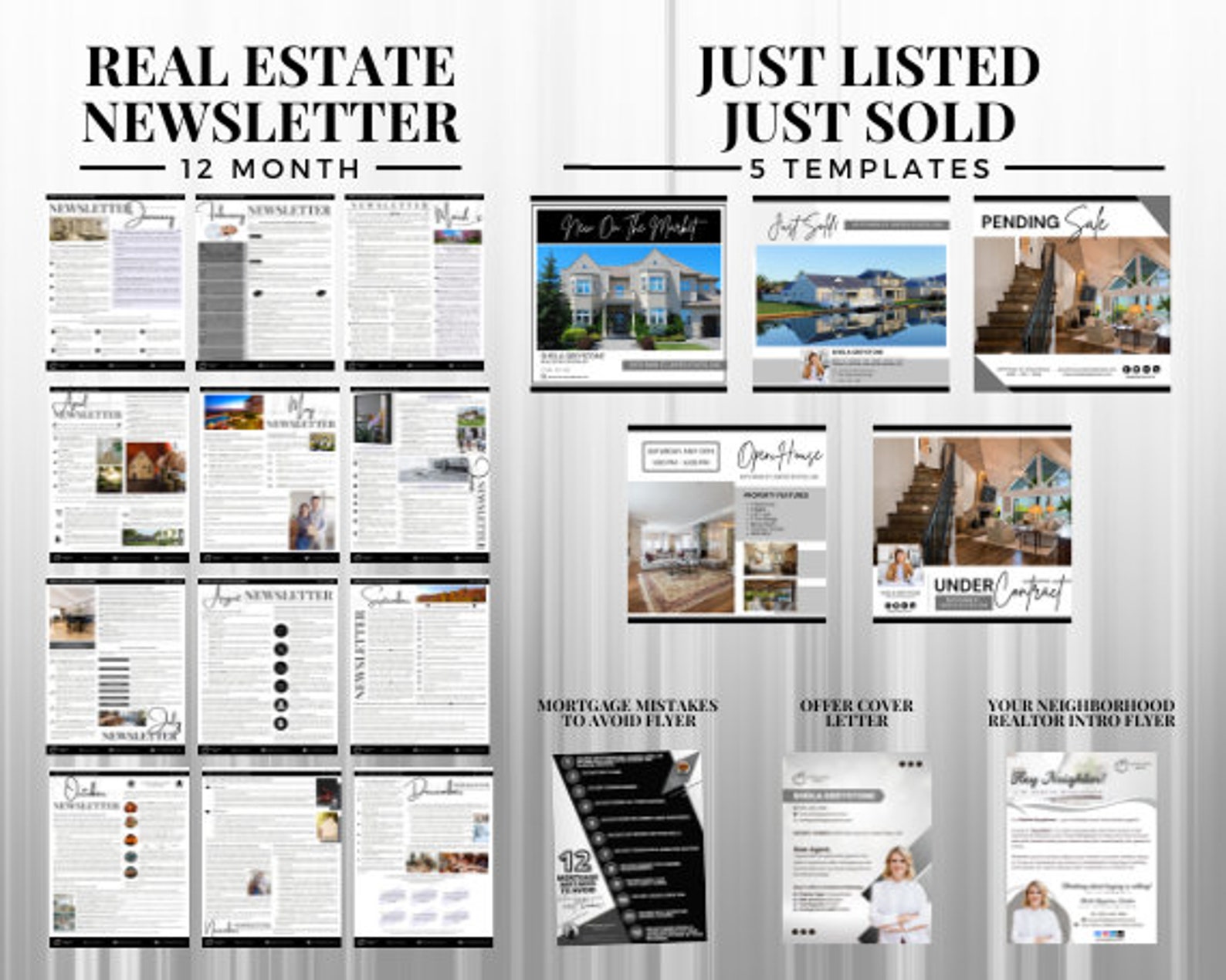 New Agent Marketing Kit Premium Real Estate Marketing Bundle Instant ...