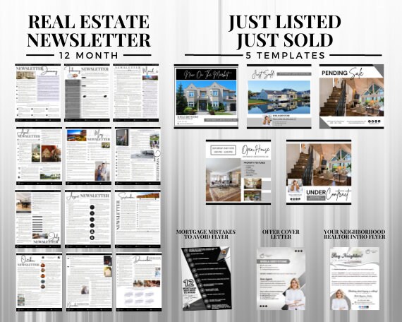 New Agent Marketing Kit Premium Real Estate Marketing Bundle Instant ...