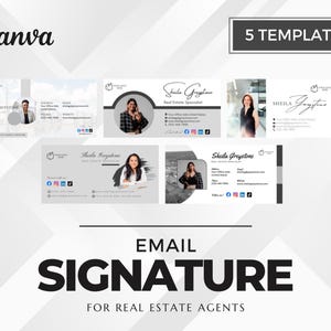 5 Modern Real Estate Agent Email Signature Templates | Real Estate ...