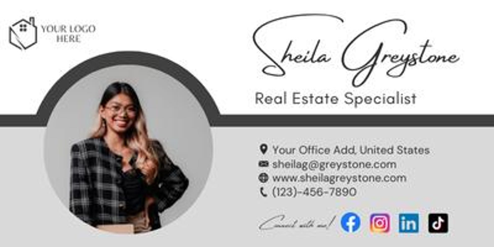 5 Modern Real Estate Agent Email Signature Templates | Real Estate ...