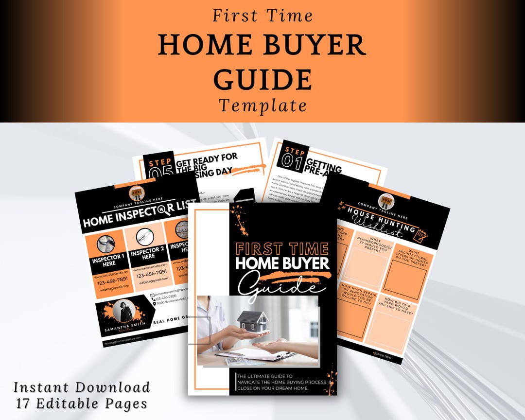 Orange Home Buyer Presentation Guide | Real Estate Handout | Real ...