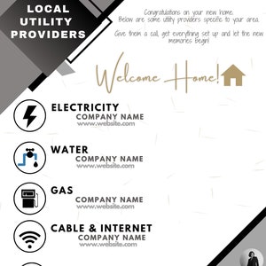Realtor Utility Provider Flyer | Real Estate Print | Realtor Social ...