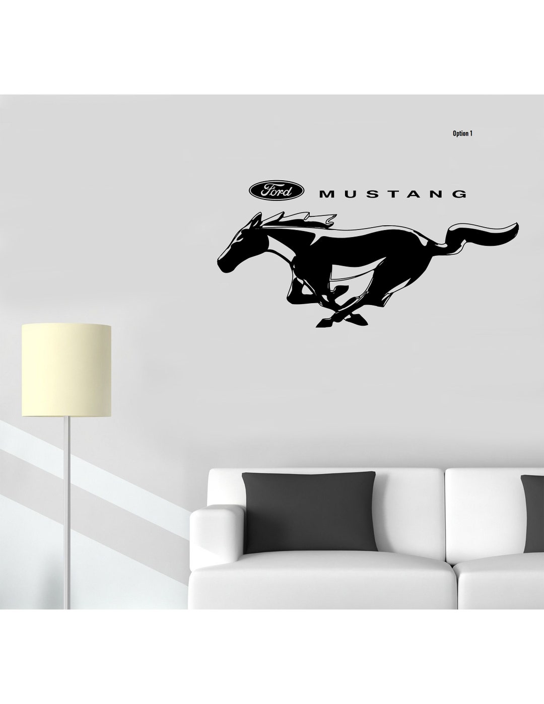 Mustang, Horse, Wall Decal - Etsy