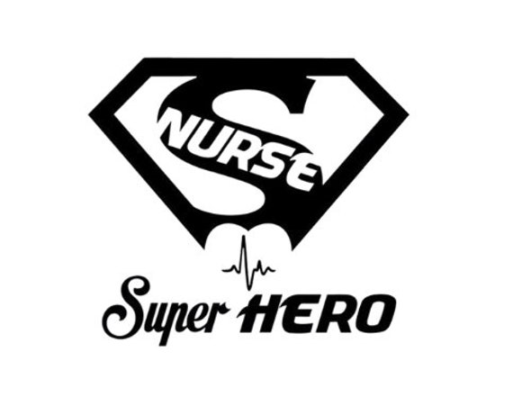 Nurse Super Hero Nurse RN Decal | Etsy