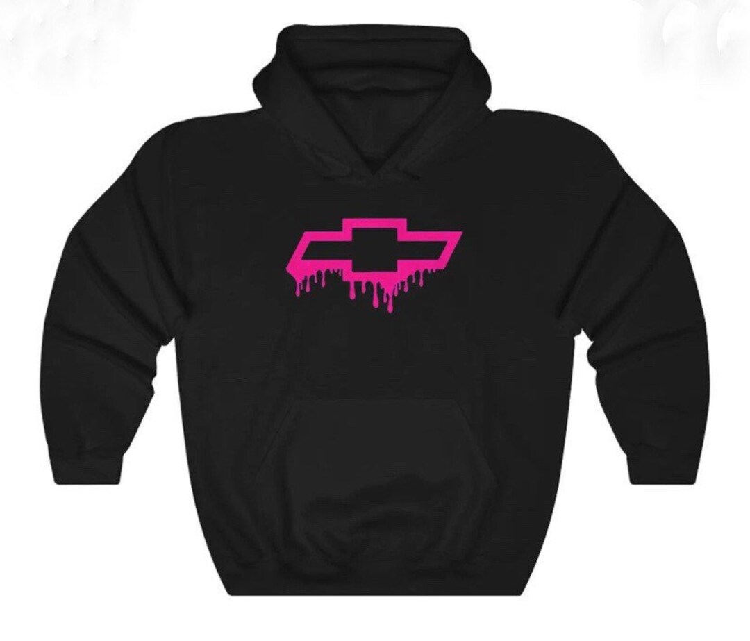 Womens Pink Chevy Drip Hoodie - Etsy