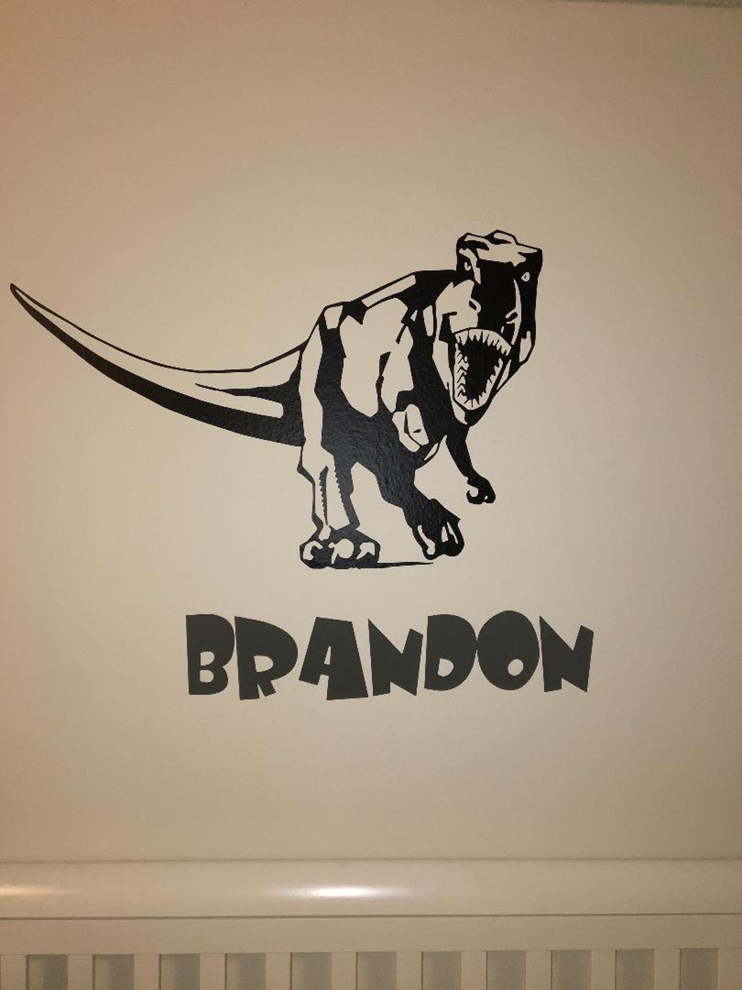 Custom, T-rex Wall Decal, Personalized, - Etsy