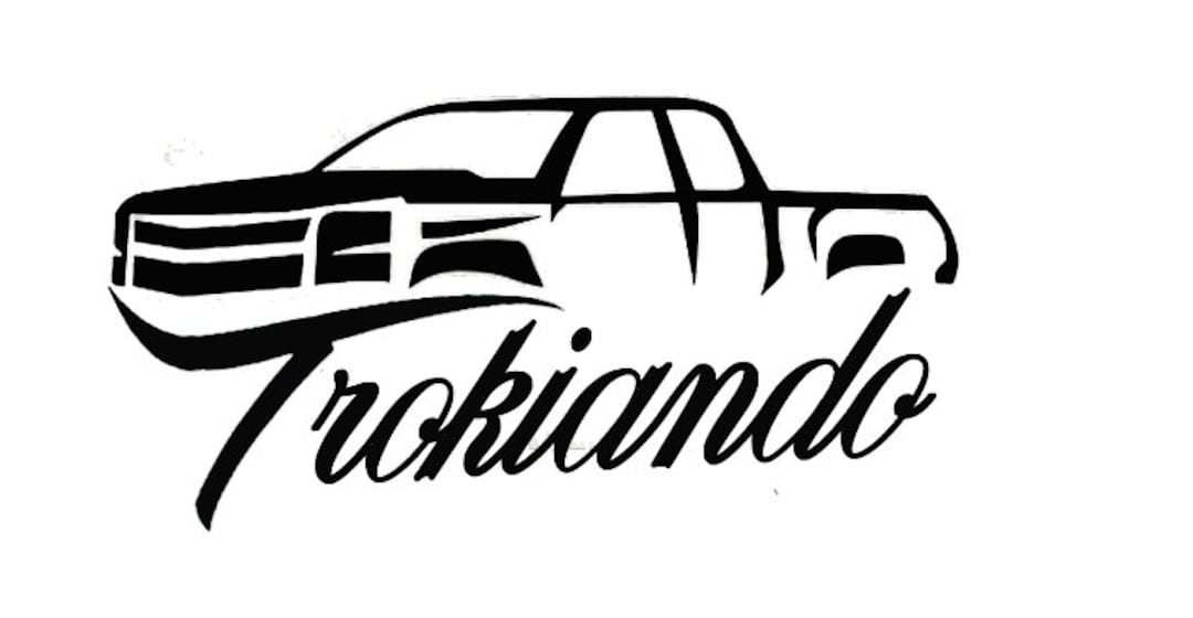 Trokiando, Truck, Vinyl Decal - Etsy