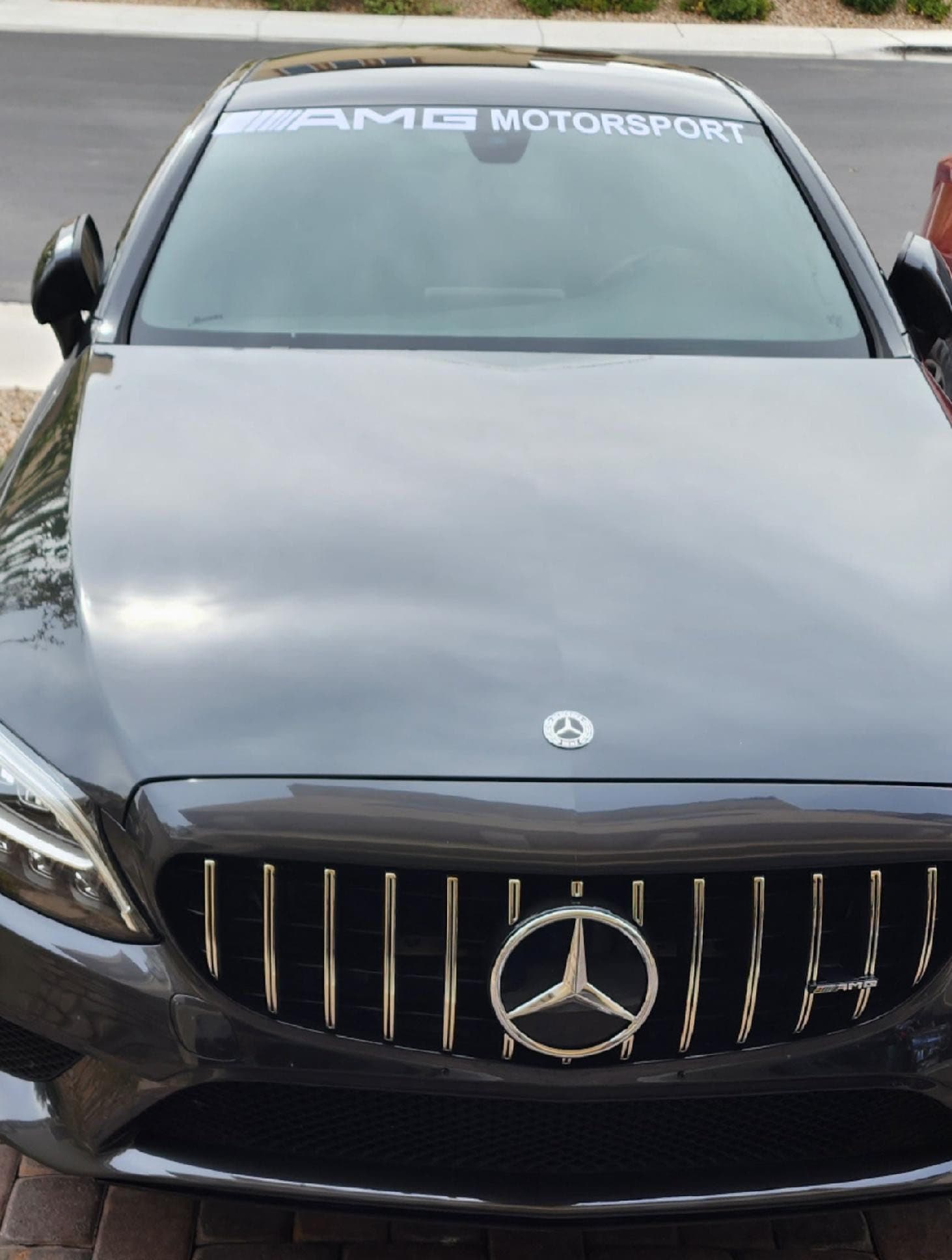 AMG Windshield, Racing Decal Sticker Emblem Logo White/black - Etsy