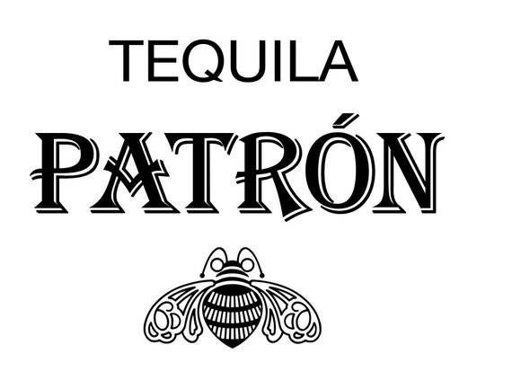 Tequila Patron Vinyl Sticker Decal for Bar Car Wall - Etsy