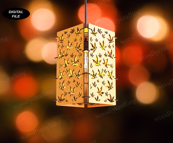 Marijuana Lamp Shader Laser Cut/ CNC Router/ Plasma - Etsy