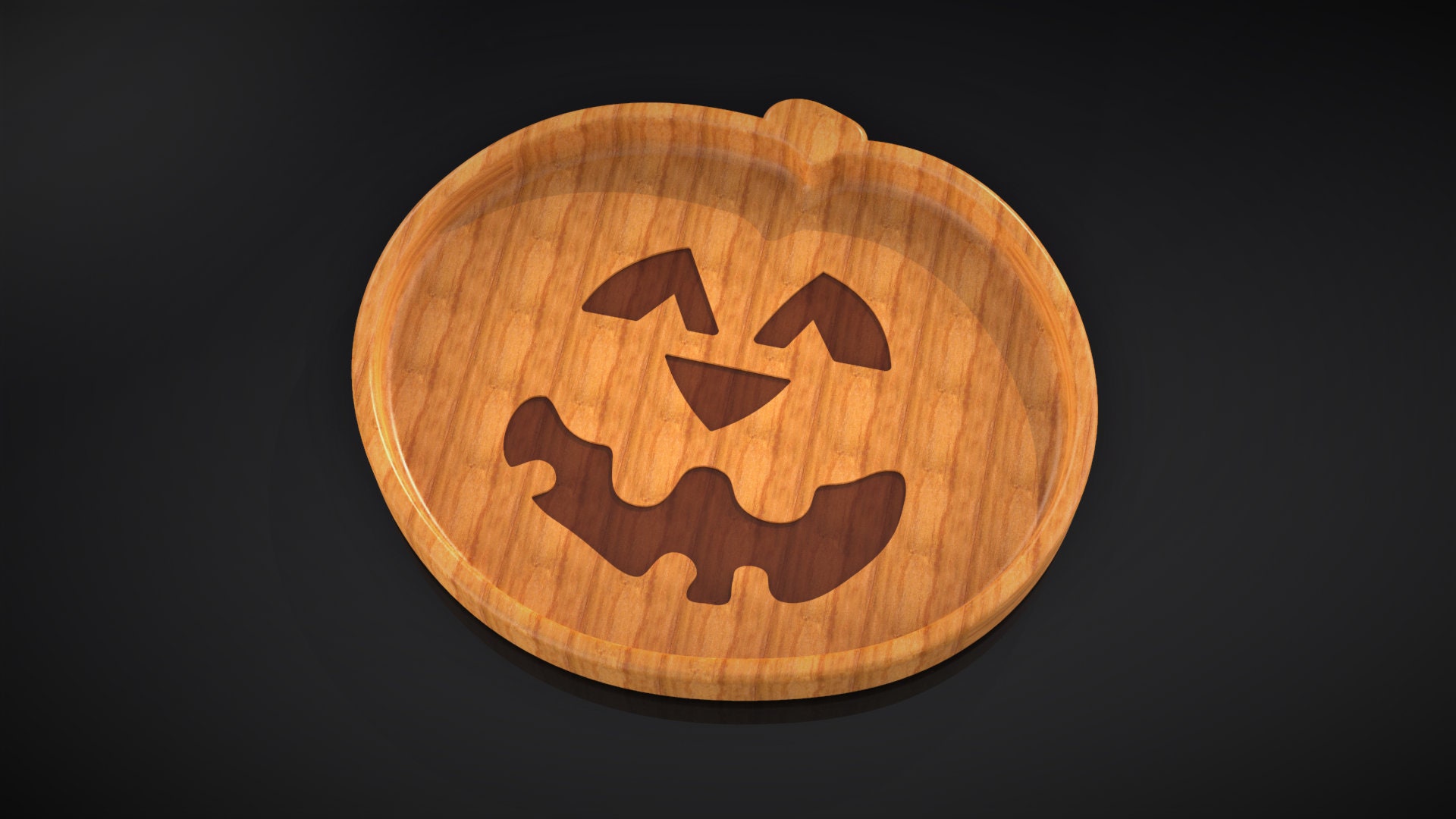 Pumpkin Tray - CNC Files for Wood - Etsy