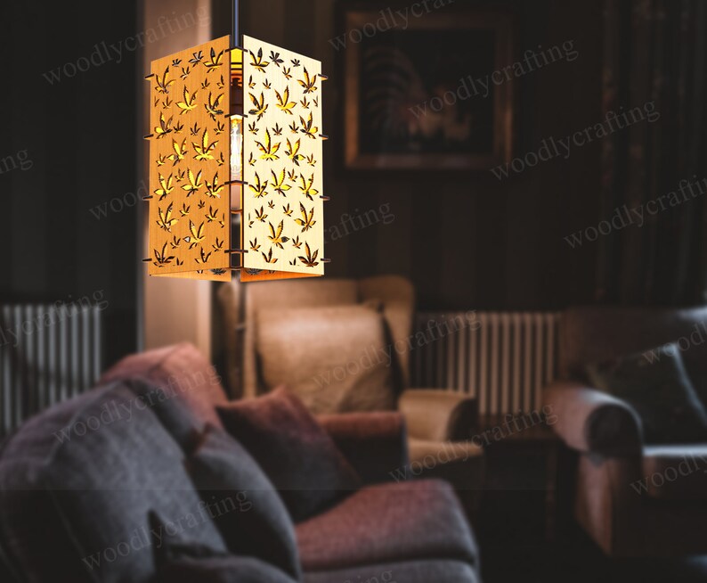 Marijuana Lamp Shader Laser Cut/ CNC Router/ Plasma - Etsy
