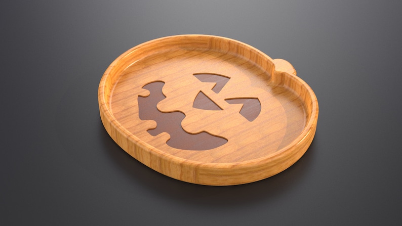 Pumpkin Tray CNC Files for Wood - Etsy