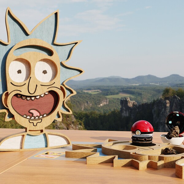 Rick and Morty Rolling Tray - Etsy
