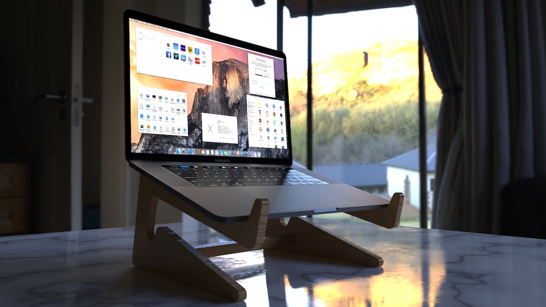 DIY Portable Wooden Laptop Stand, Printable Instant Digital File ...