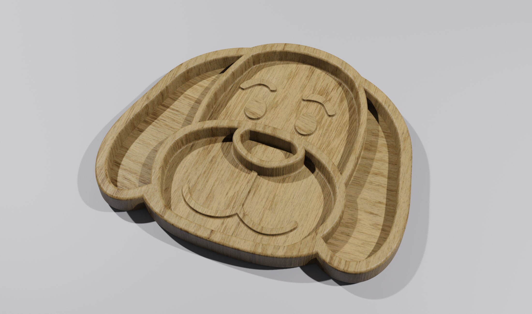 Dog CNC File for Wood/ Serving Plate Cnc File/ Stl Serving - Etsy