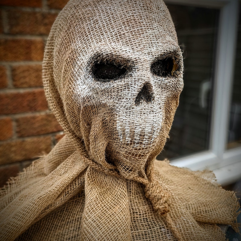 Burlap Mask - Etsy