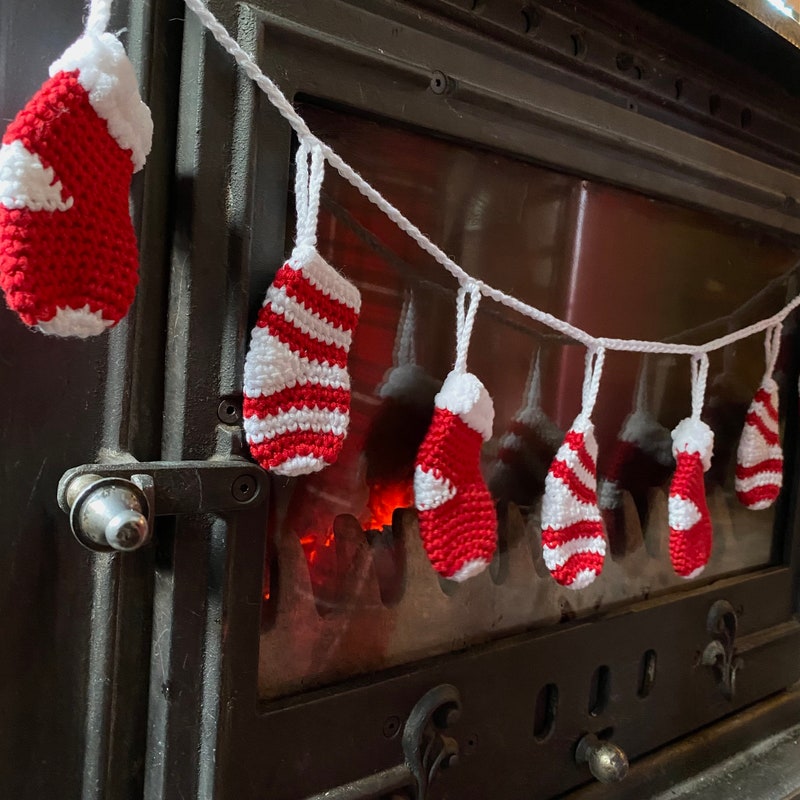 Crochet Christmas Garland - Etsy