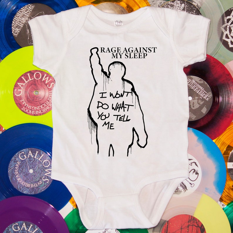 Rage Against My Sleep Infant Bodysuit - Etsy