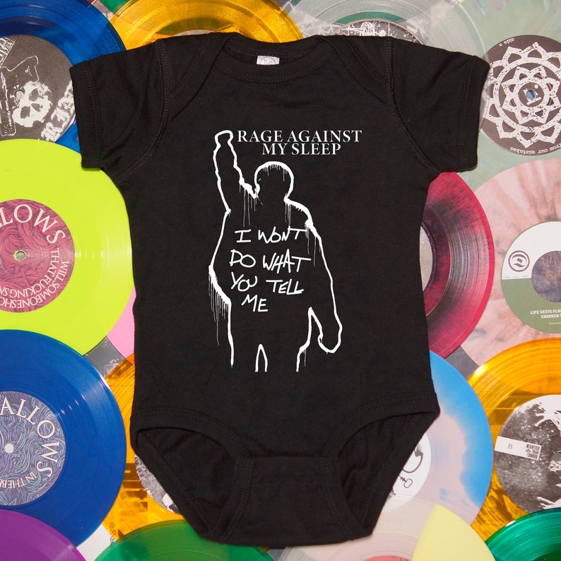Rage Against My Sleep Infant Bodysuit - Etsy
