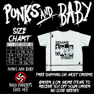 Sesame Street Punk Band Kids T Shirt Great for Young Rockers - Etsy