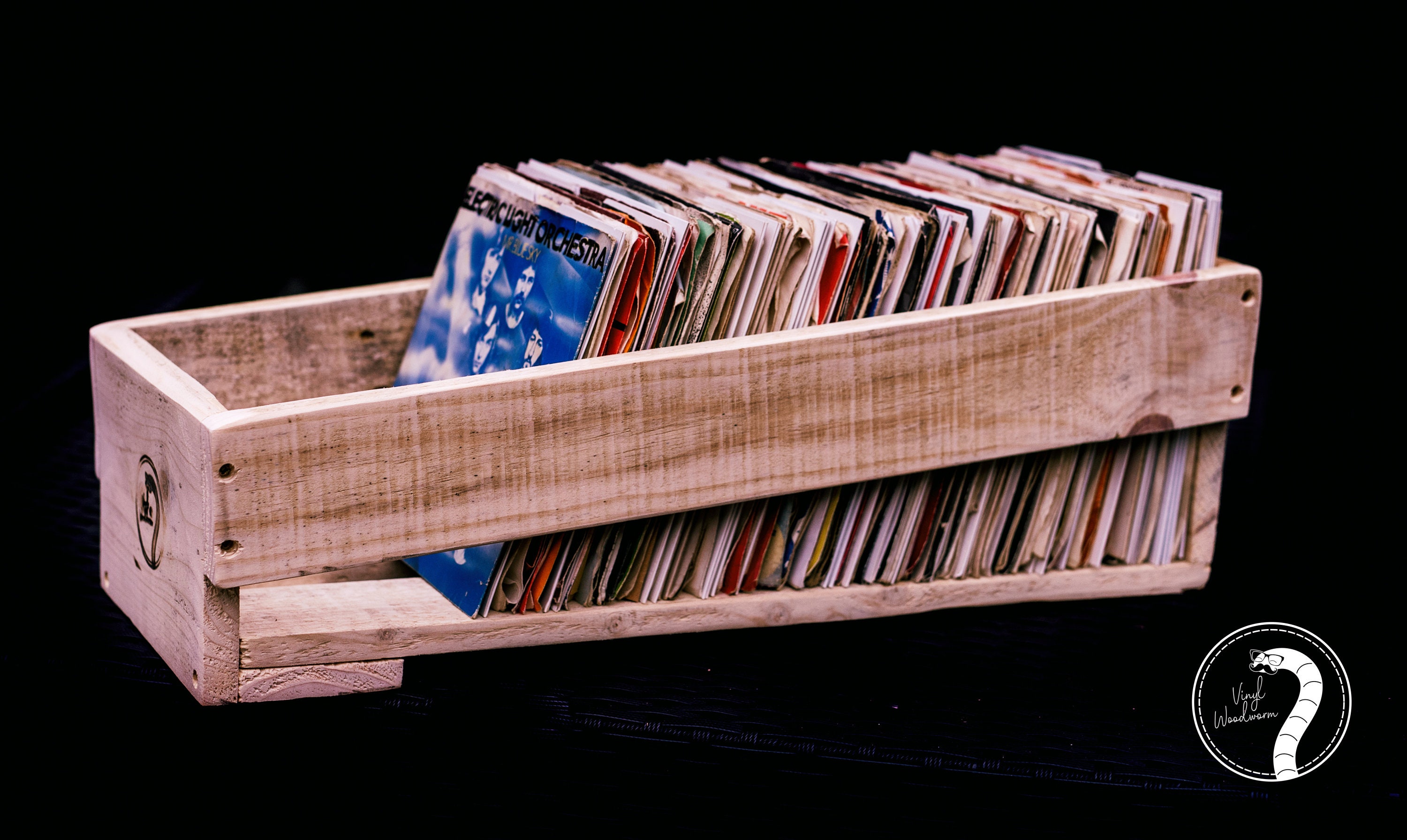 Handmade Wooden Record Storage Box for 130 7 Inch Vinyl - Etsy UK