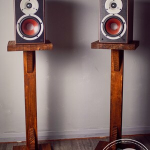 Pair Floor Speaker Stands Hand Made Recycled Wood Audio Furniture - Etsy
