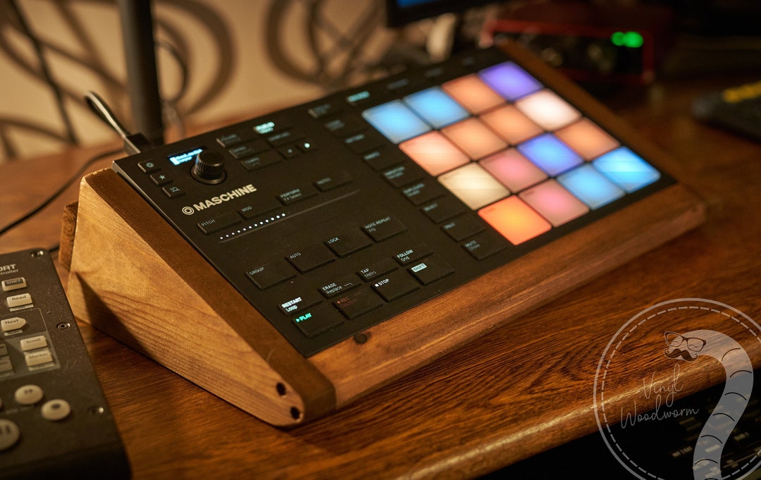 Maschine Mikro MK3 Wooden Desktop Stand Native Instruments Light Oak ...