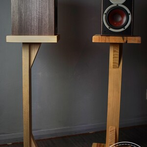Pair Floor Speaker Stands Hand Made Recycled Wood Audio Furniture - Etsy