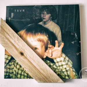 Wall Mounted Vinyl Record Holder Display Diagonal Rustic Rack 12 Inch ...