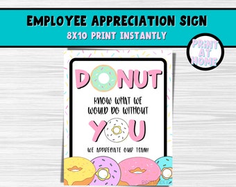 Employee Donut Appreciation - Etsy
