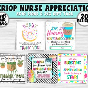Periop Nurse Printable Appreciation Signs & Gift Tags | Perioperative ...