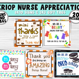Periop Nurse Printable Appreciation Signs & Gift Tags | Perioperative ...