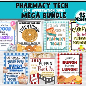 PHARMACIST & PHARMACY TECHNICIAN Week Printable Signs and Tags ...