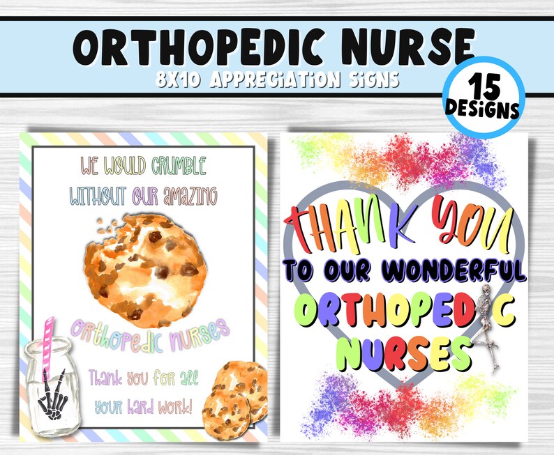 Happy Ortho Nurses Week | Orthopedic Nurse Appreciation Week Printable ...