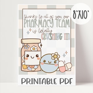 PHARMACY Treat Sign - Pharmacy Tech Life Decor - Pharmacist Gift ...