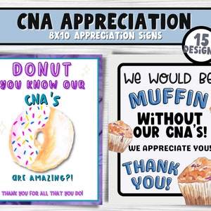 Cna's Printable Appreciation Signs | Certified Nurses Assistant ...