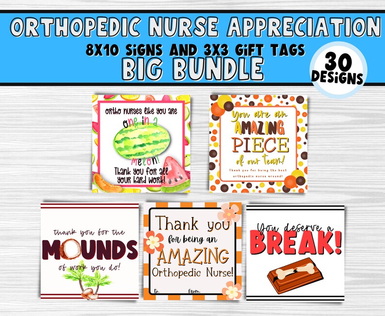 Happy Ortho Nurses Week Bundle | Orthopedic Nurse Appreciation Week ...