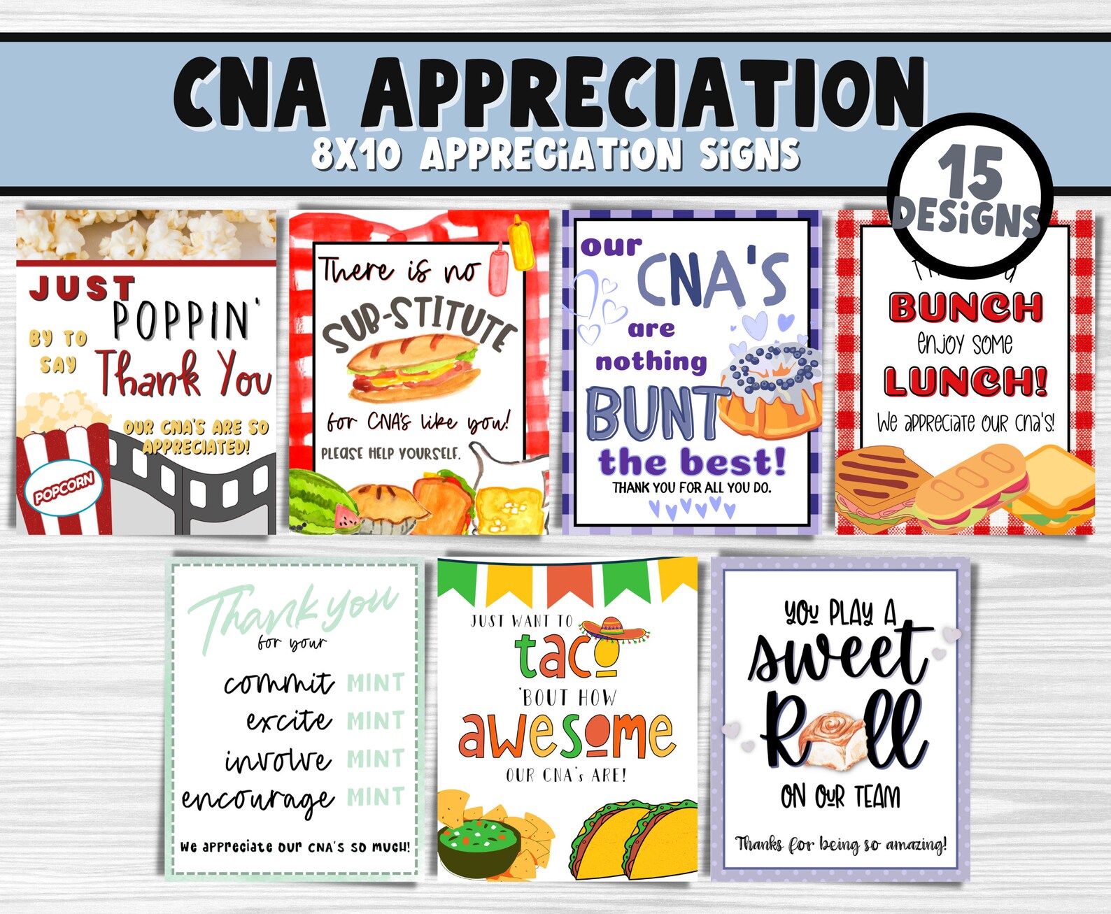 Cna's Printable Appreciation Signs | Certified Nurses Assistant ...