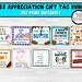Snack & Candy Tags for Staff Appreciation Employee Appreciation Gift ...