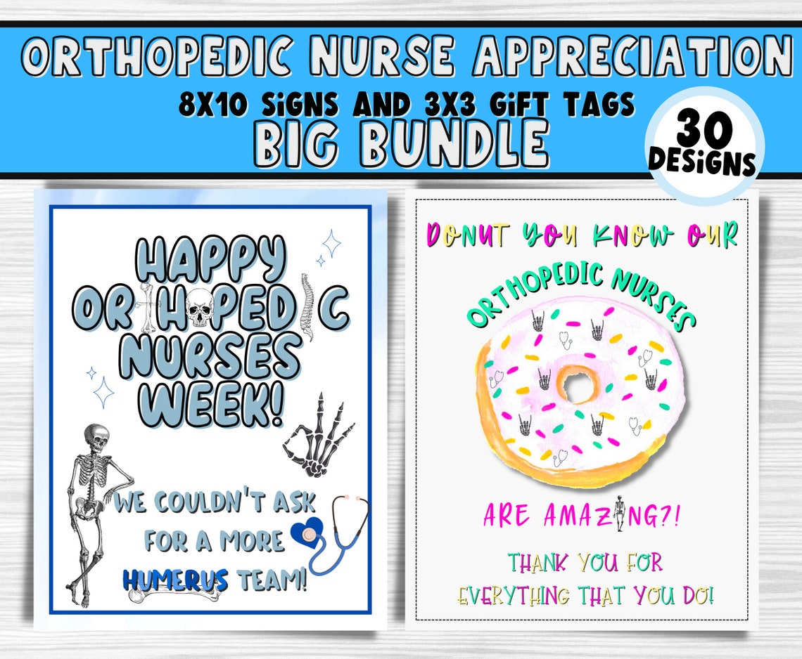 Happy Ortho Nurses Week Bundle Orthopedic Nurse Appreciation - Etsy
