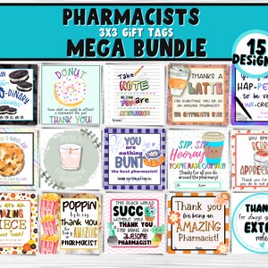 PHARMACIST & PHARMACY TECHNICIAN Week Printable Signs and Tags ...