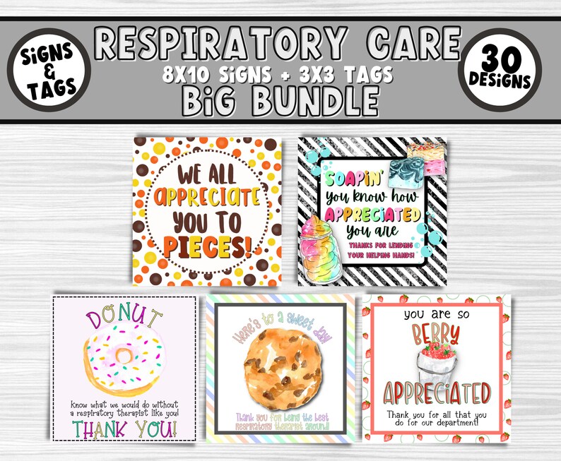 Respiratory Therapist Team Gift Idea RESPIRATORY CARE Week - Etsy