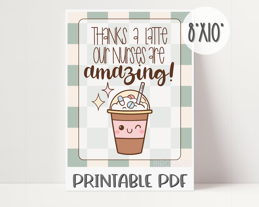 Retro Nurse Coffee Sign - Nurse Life Decor - Nurse Gifts - Medical ...
