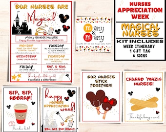 Nurse Thank You Gift Tags Nursing is a Work of Heart - Etsy