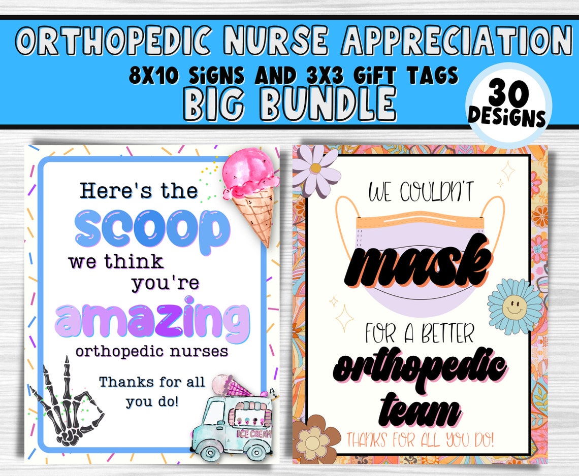 Happy Ortho Nurses Week Bundle Orthopedic Nurse Appreciation - Etsy