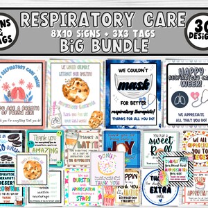 Respiratory Therapist Team Gift Idea | RESPIRATORY CARE Week Printable ...