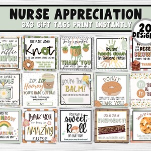 Registered NURSE Appreciation Printable Signs & Gift Tags | Hospital ...