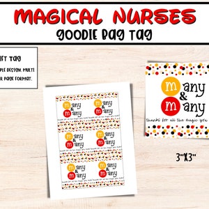 Nurses Appreciation Week Editable Itinerary | Hospital Staff DIY Bulk ...