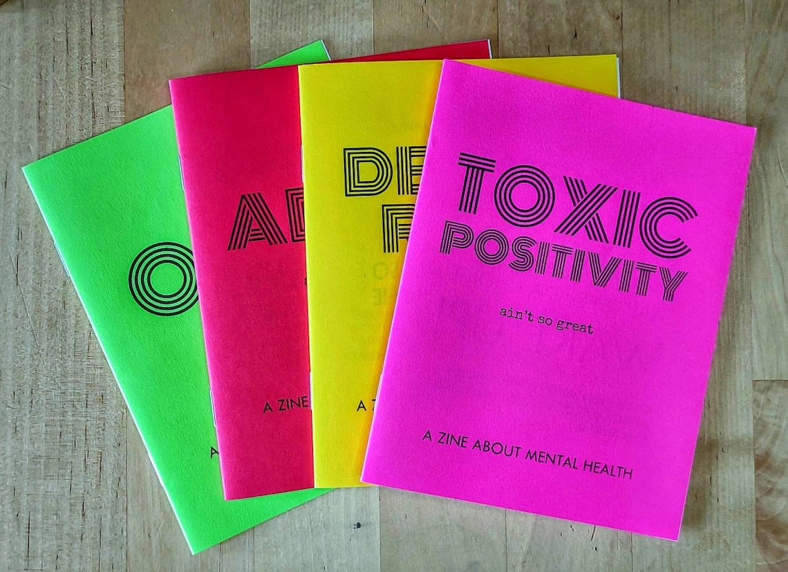 Set of 4 Mental Health Zines - Etsy